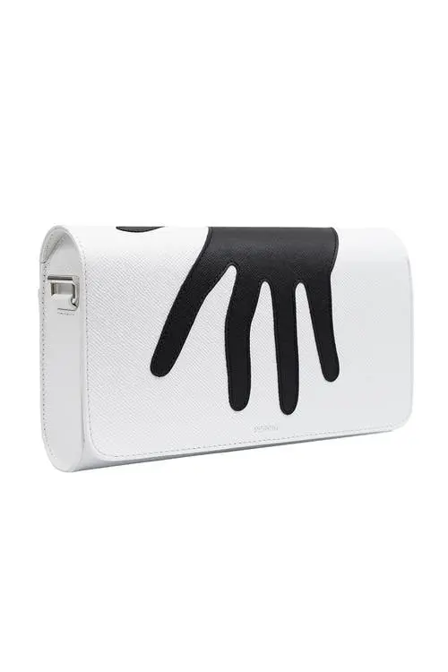 Perrin Prends Moi Xbody/clutch - White|black